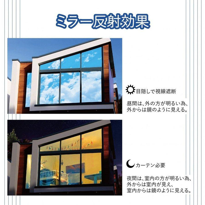 KTJ 窓断熱シート マジックミラーフィルム 目隠しシート(ブラウンシルバー) – ONEKOTO